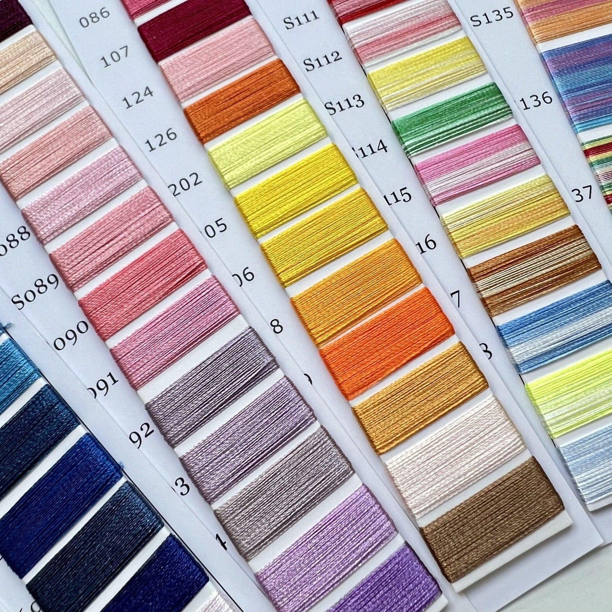 Simthread Embroidery Thread Physical Color Card Combo ( 294 Colors ...