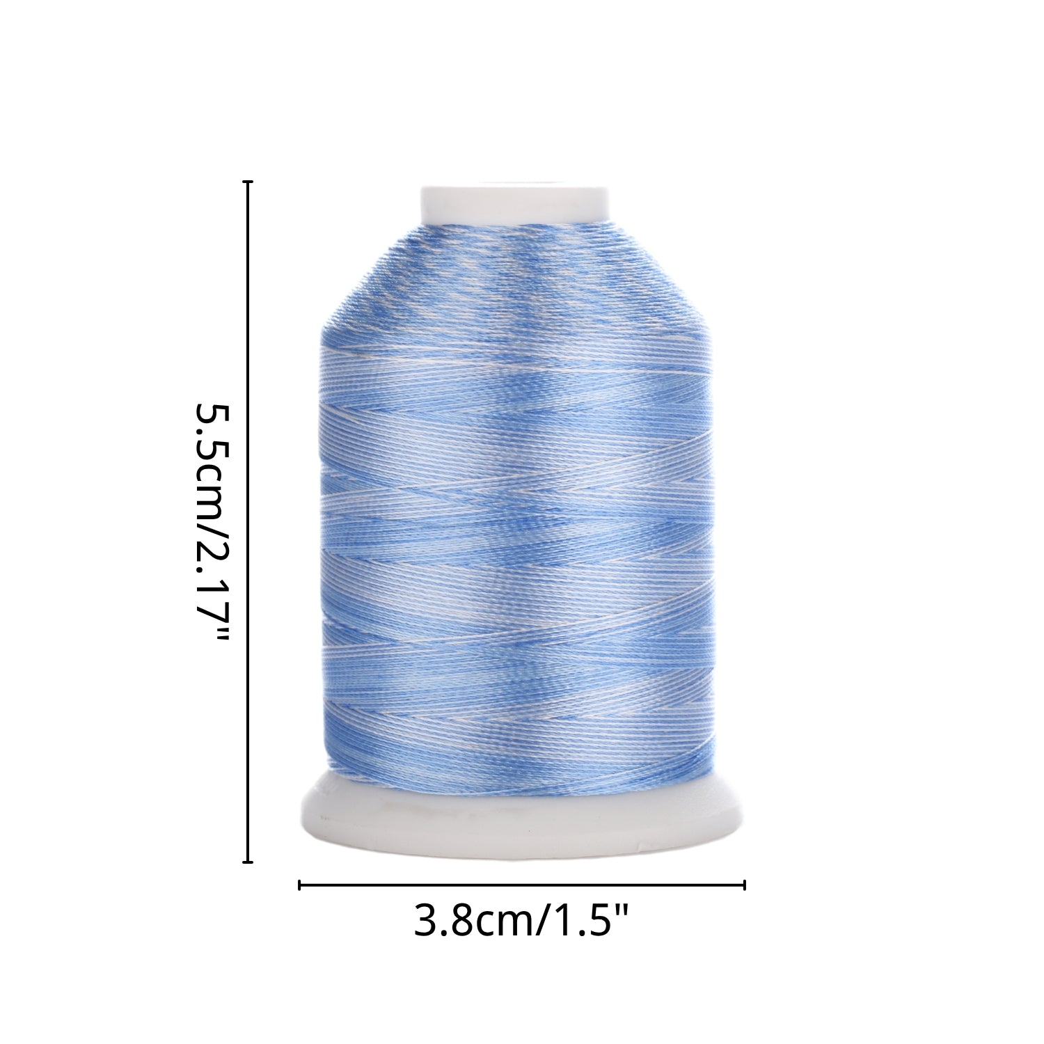 Simthread Vibrant Variegated Polyester Embroidery Thread Single Spool ...