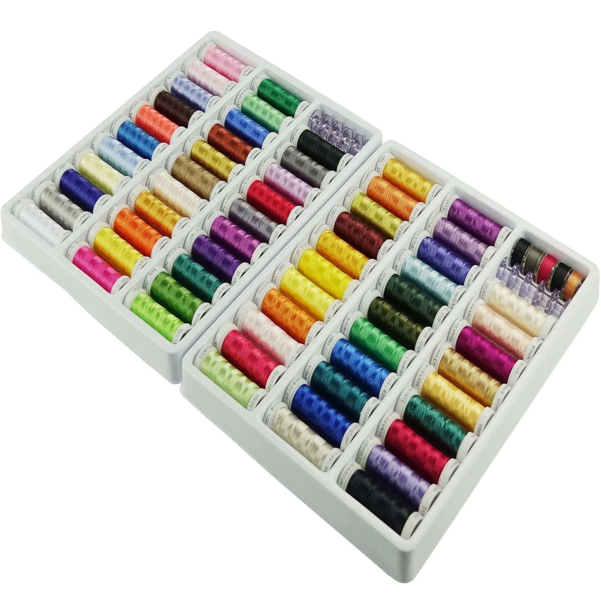Simthread 32/40/63/120 Colors Embroidery Thread Kit — Simthread - High ...