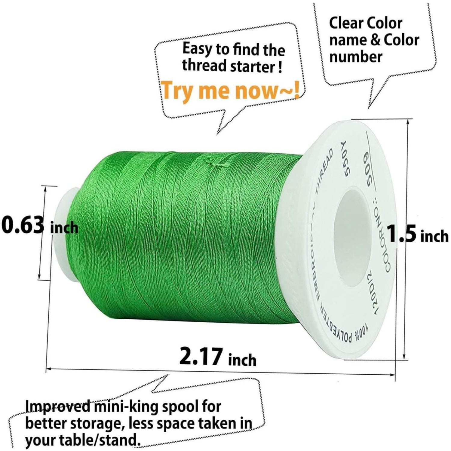 Simthread 32/40/63/120 Colors Embroidery Thread Kit — Simthread - High ...