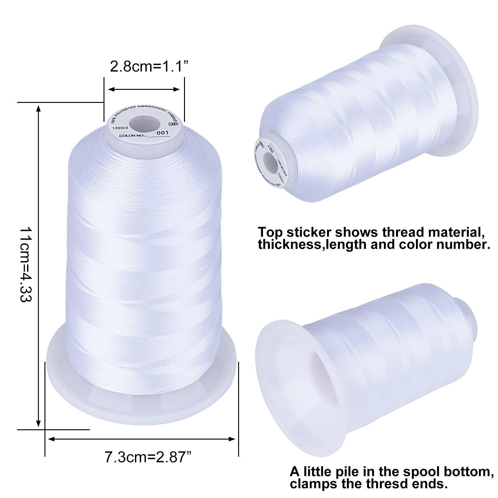 Simthread 63 Top-up Colors Embroidery Thread 5000M — Simthread - High ...