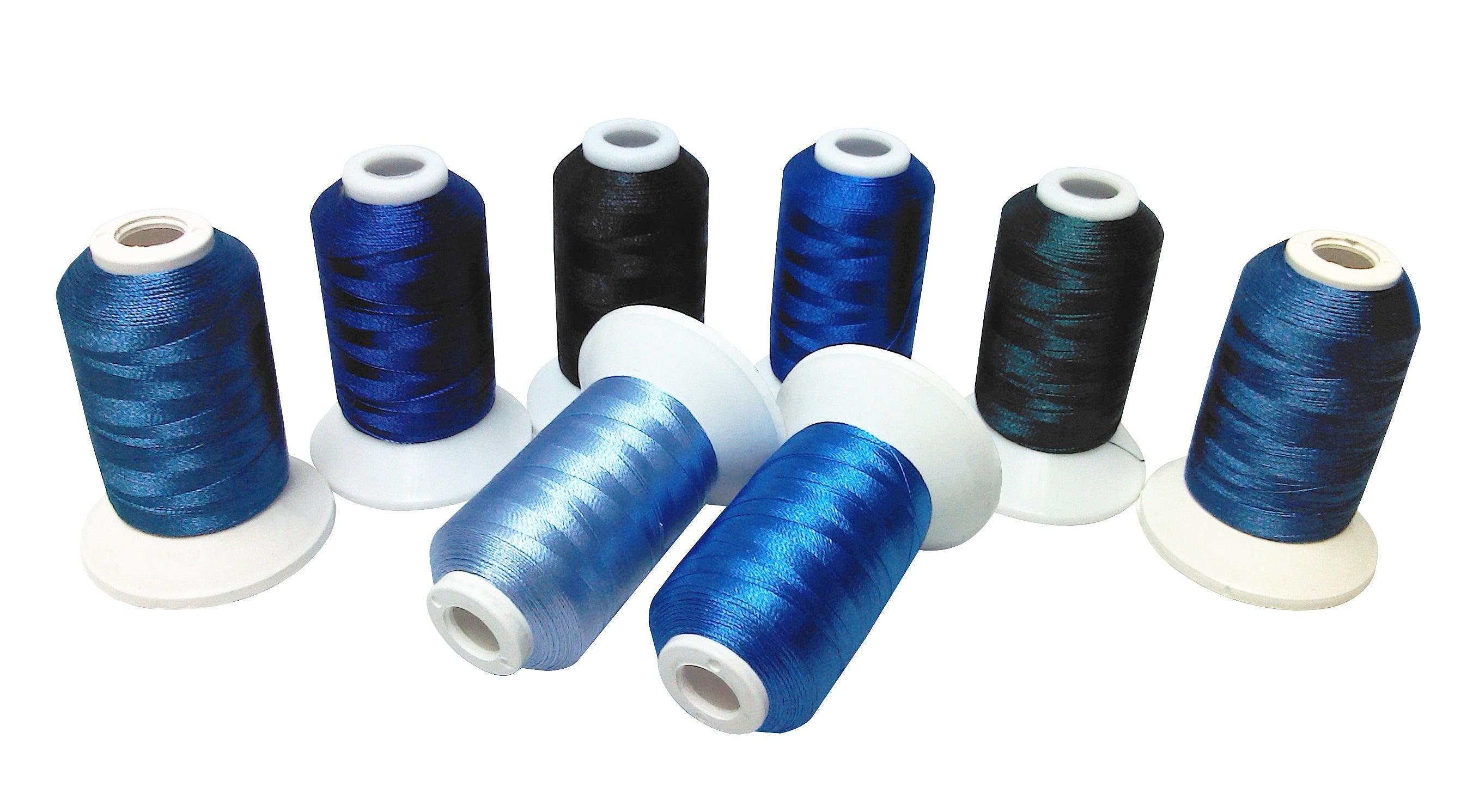 Simthread 8 Colors Embroidery Thread Kit - 500M — Simthread - High ...